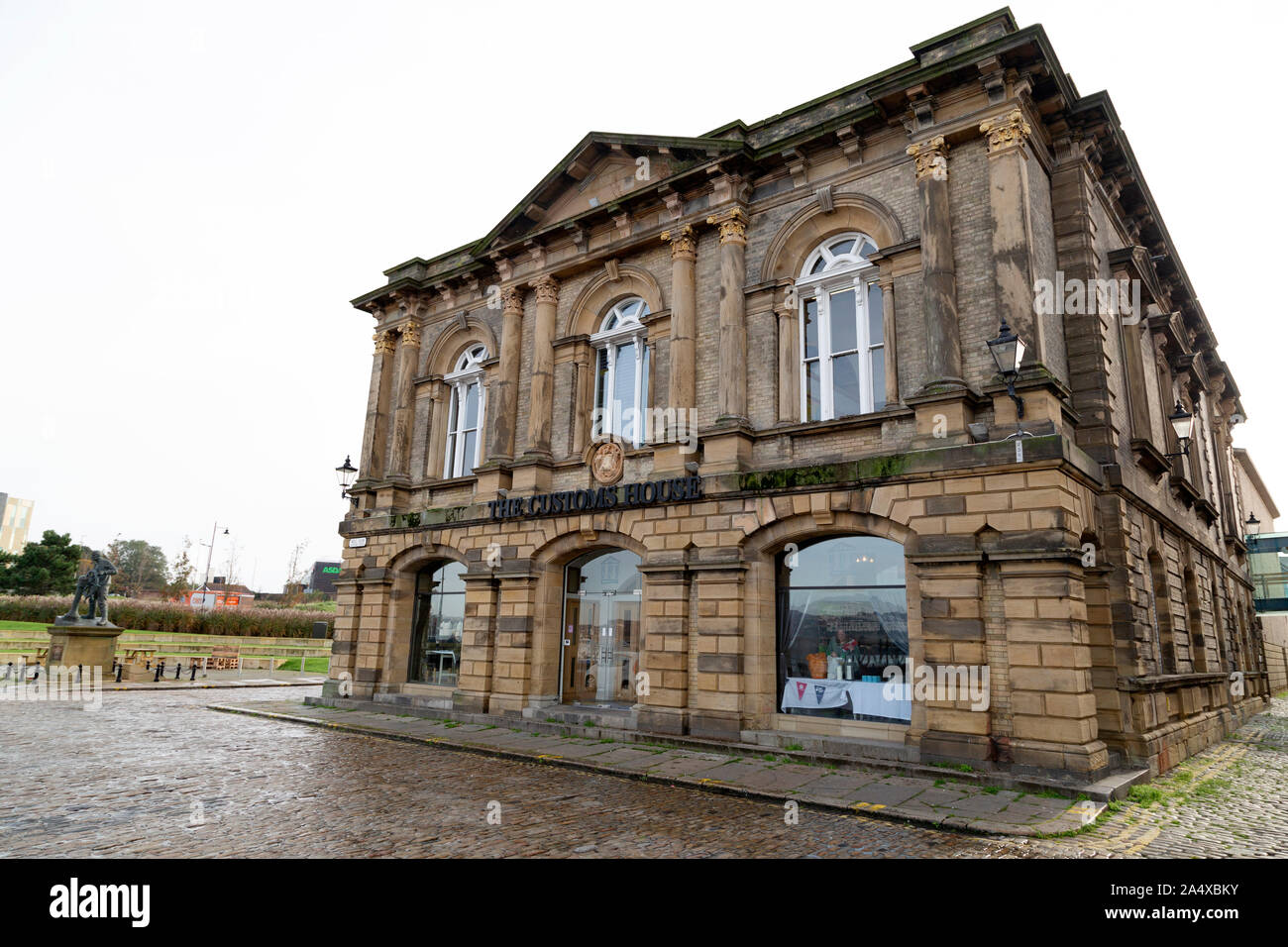 The Customs House in South Shields, England. The building served as a ...