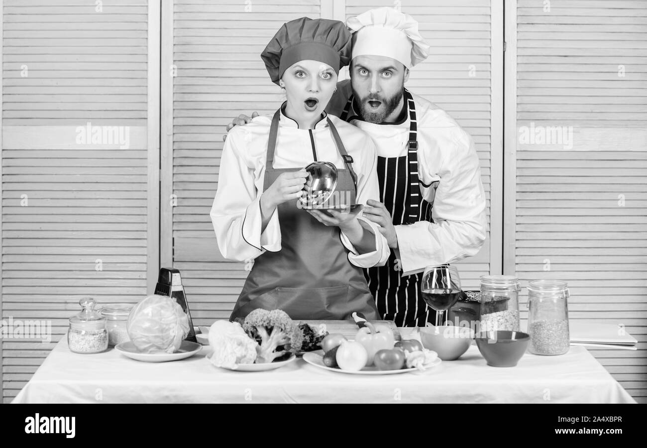 We are better when we together. surprised couple in love with healthy ...