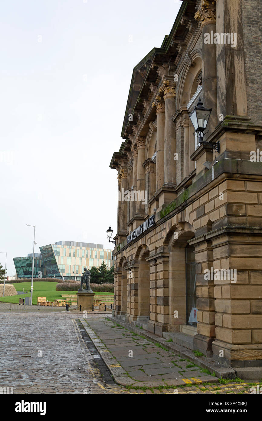 The Customs House in South Shields, England. The building served as a ...
