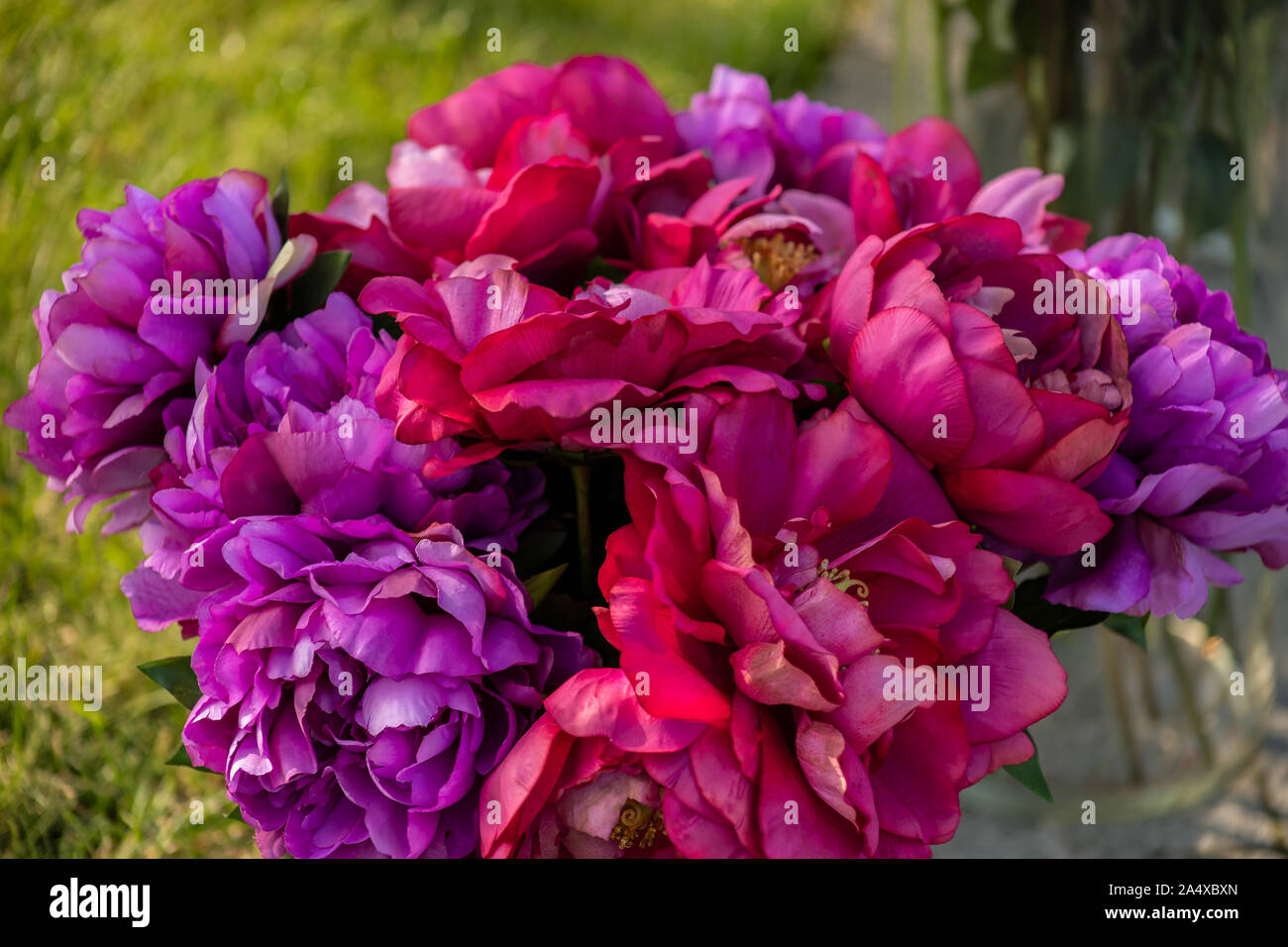Bouquet peonies watercolor hi-res stock photography and images - Alamy