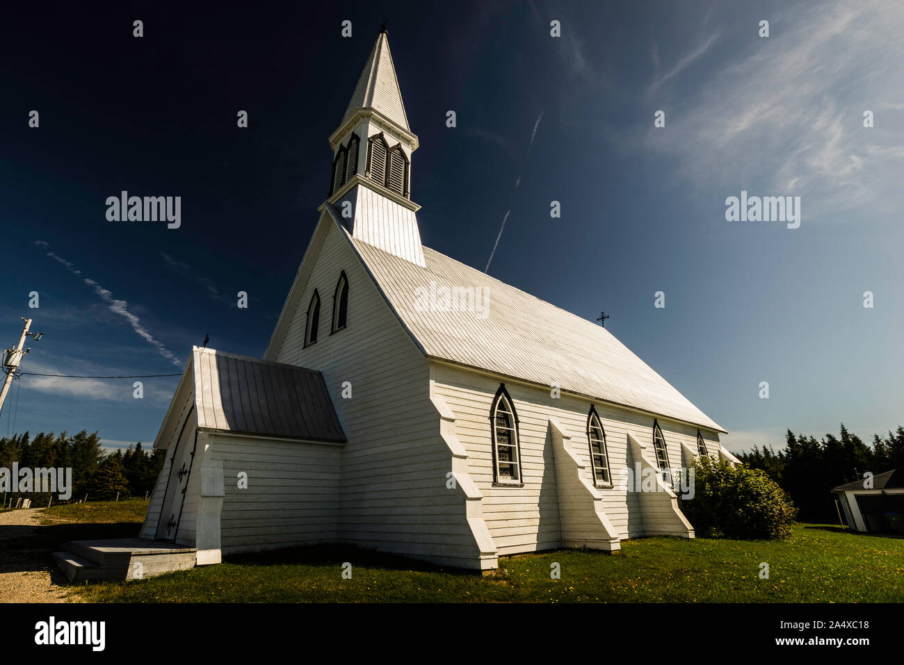 St. Peters Anglican Church Mal-Bay, Quebec, CA Stock Photo - Alamy