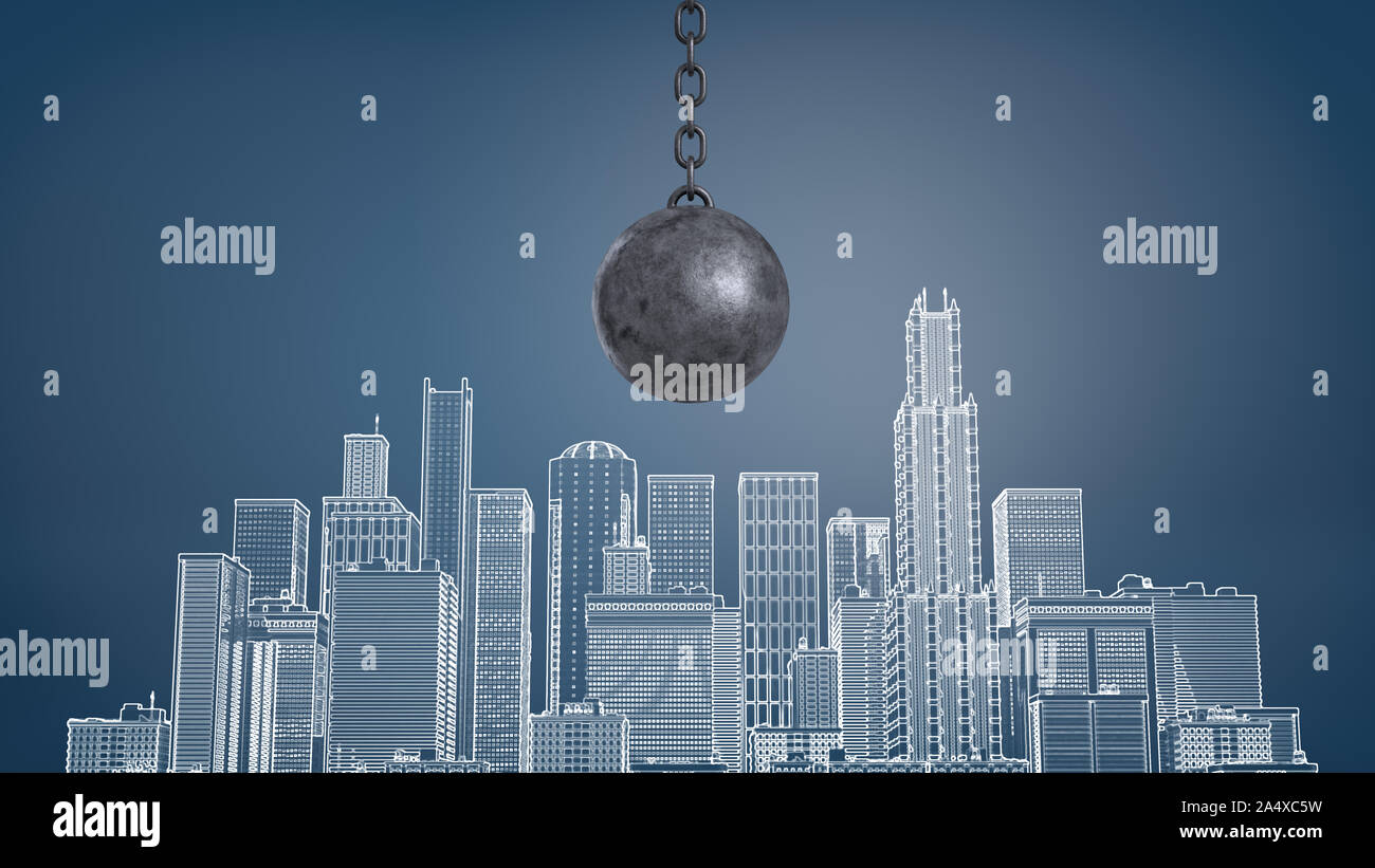 Large skyscraper architecture sketch hi-res stock photography and ...