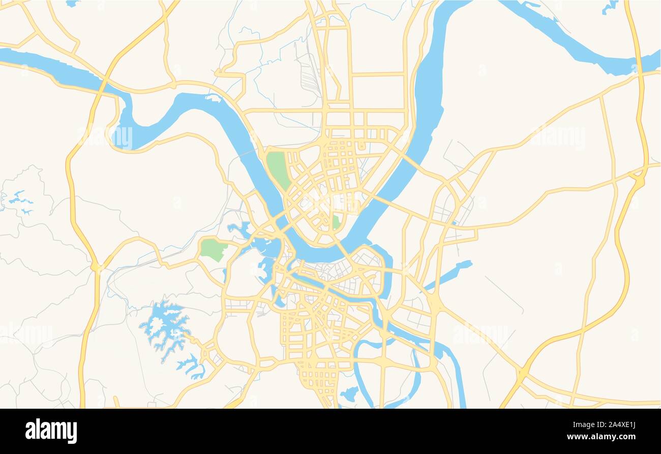 Huizhou City Guangdong Province Map