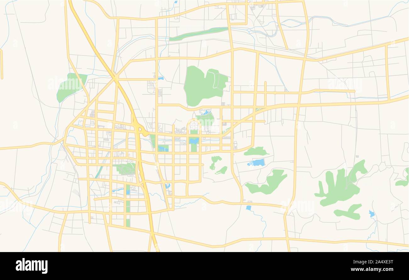 Shandong map vector hi-res stock photography and images - Alamy