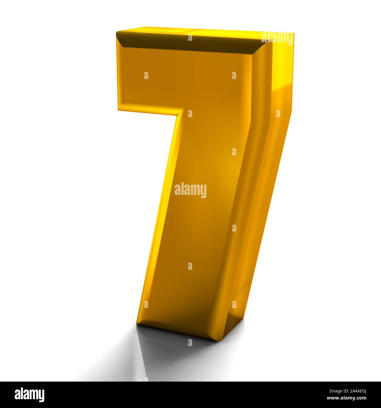 Yellow number 7 hi-res stock photography and images - Alamy