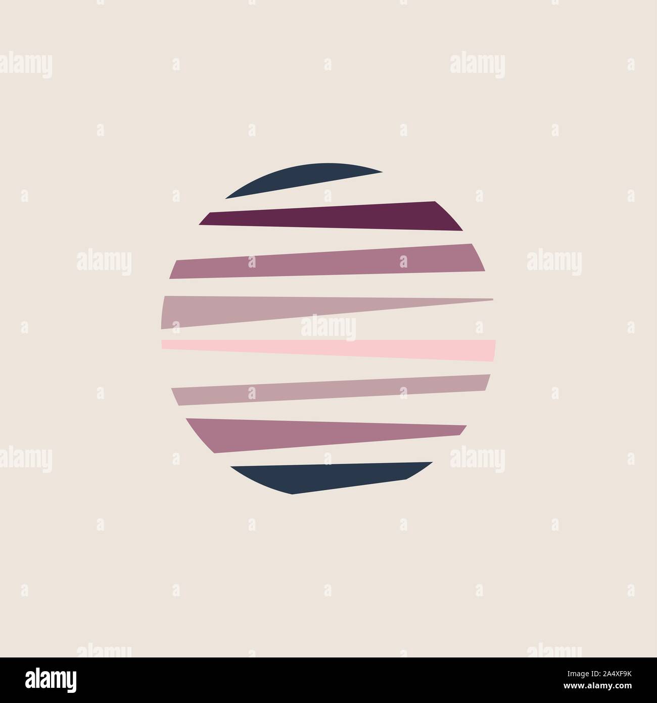 Sun icon. Halftone orange circle with gradient texture circles logo ...