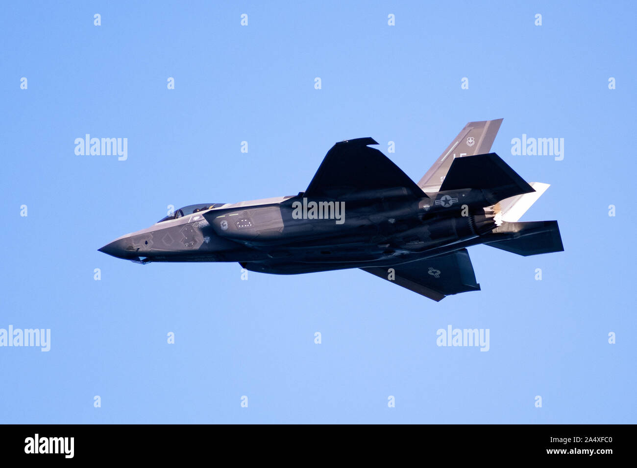 Oct 12, 2019 San Francisco / CA / USA - Close up of F-35 Fighter Jet ...