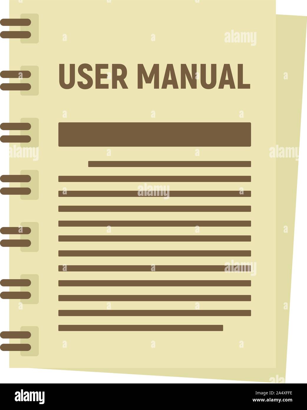 Instruction manual pages Stock Vector Images - Alamy