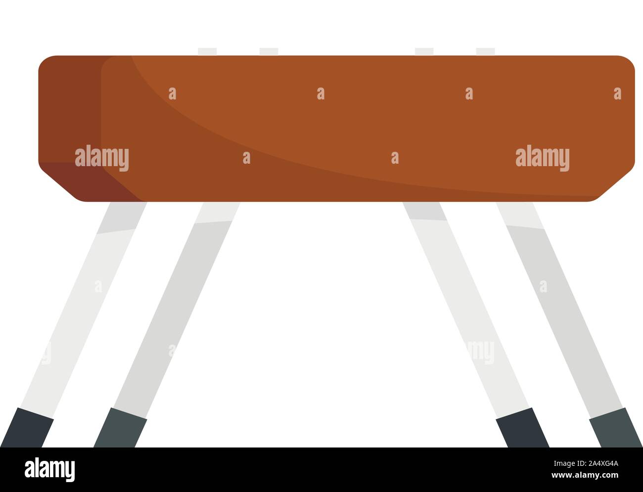 Pommel horse icon. Flat illustration of pommel horse vector icon for ...