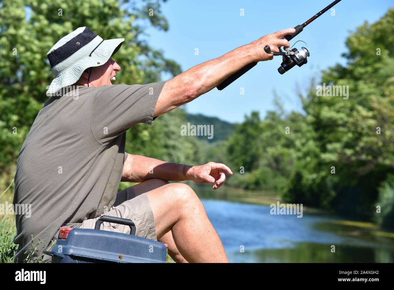 Casting rod hi-res stock photography and images - Alamy