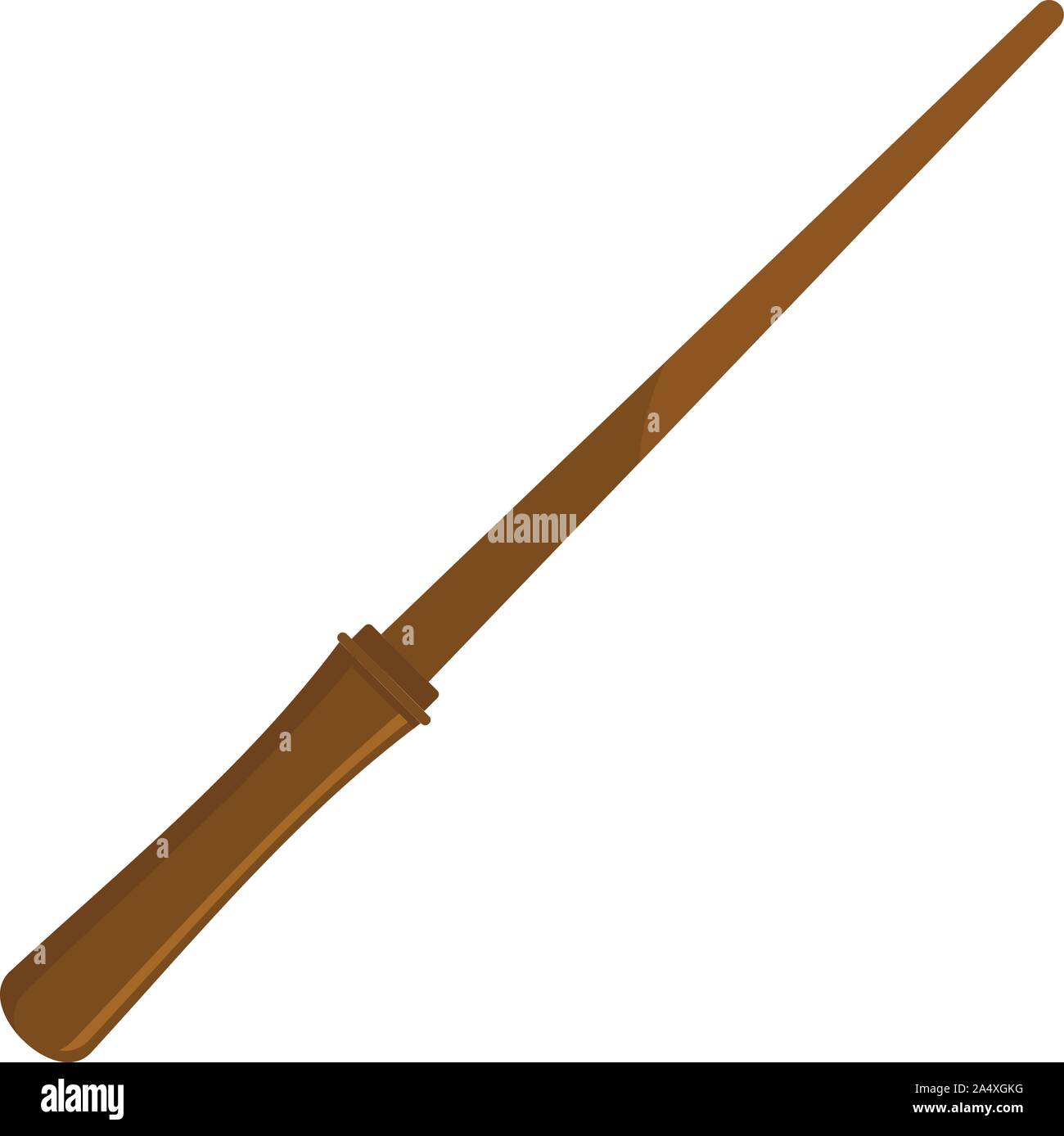 Magic stick icon. Flat illustration of magic stick vector icon for web ...