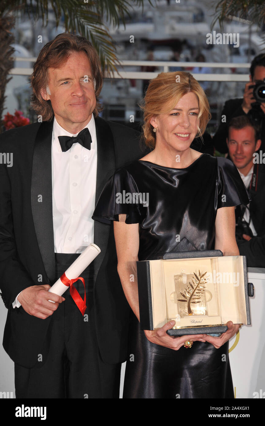 CANNES, FRANCE. May 22, 2011: Producers Bill Pohlad & Dede Gardner ...
