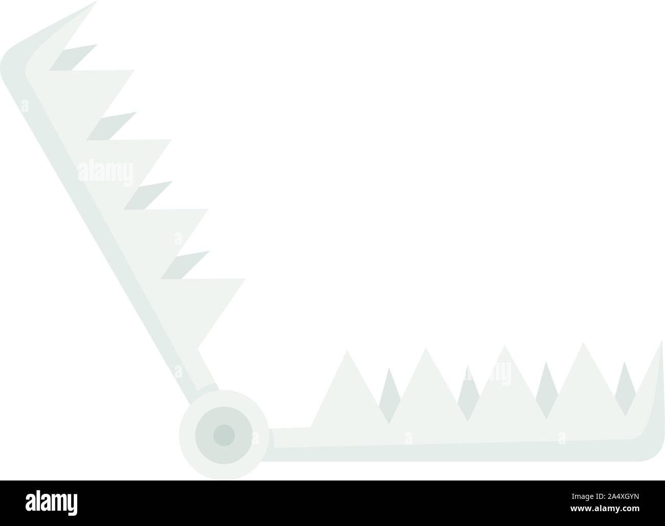 Metal trap icon. Flat illustration of metal trap vector icon for web ...