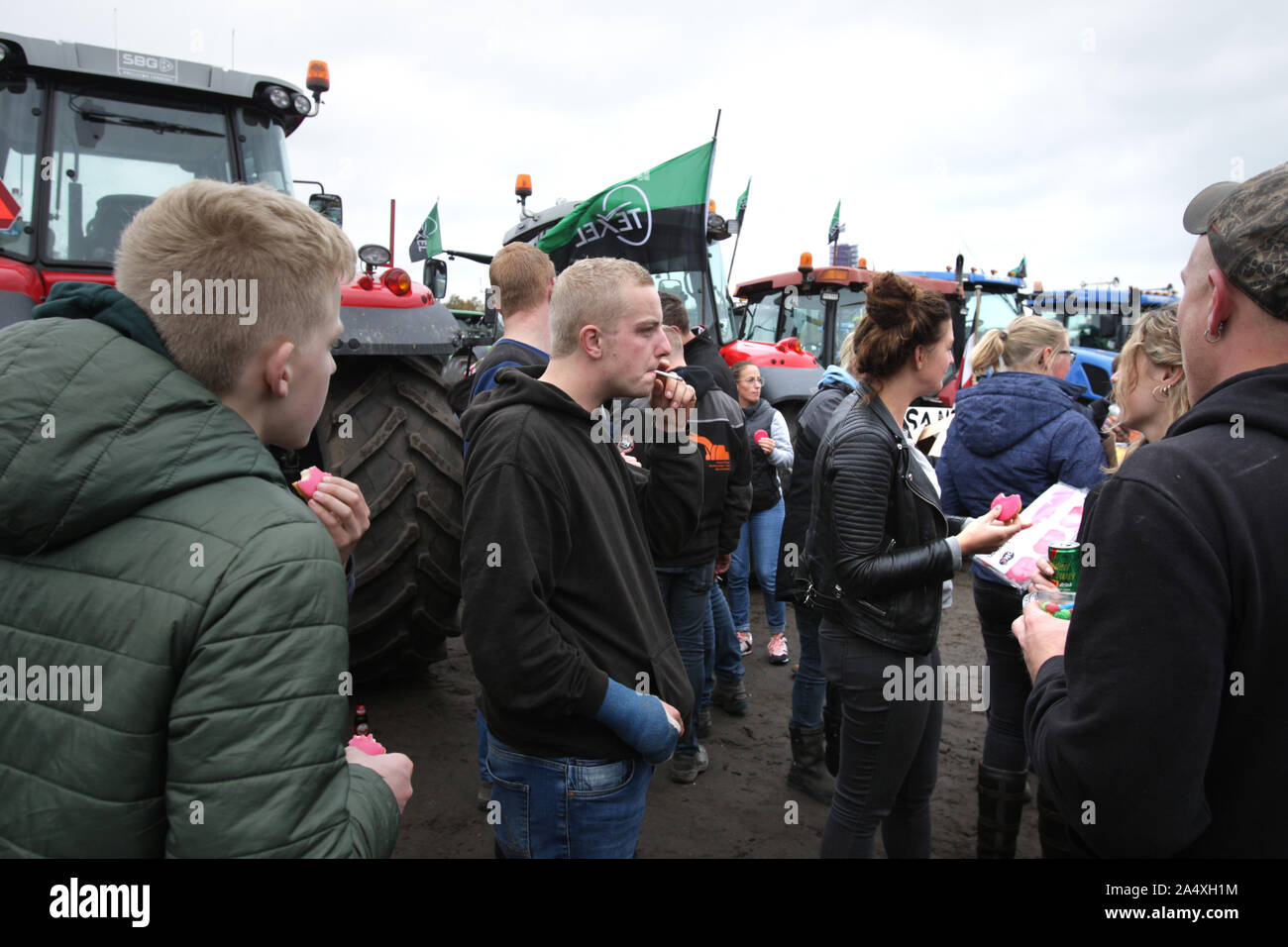 Dutch farmers protest with their tractors against government's ...
