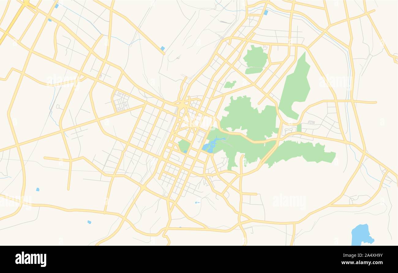 Printable street map of Anshan, Province Liaoning, China. Map template ...
