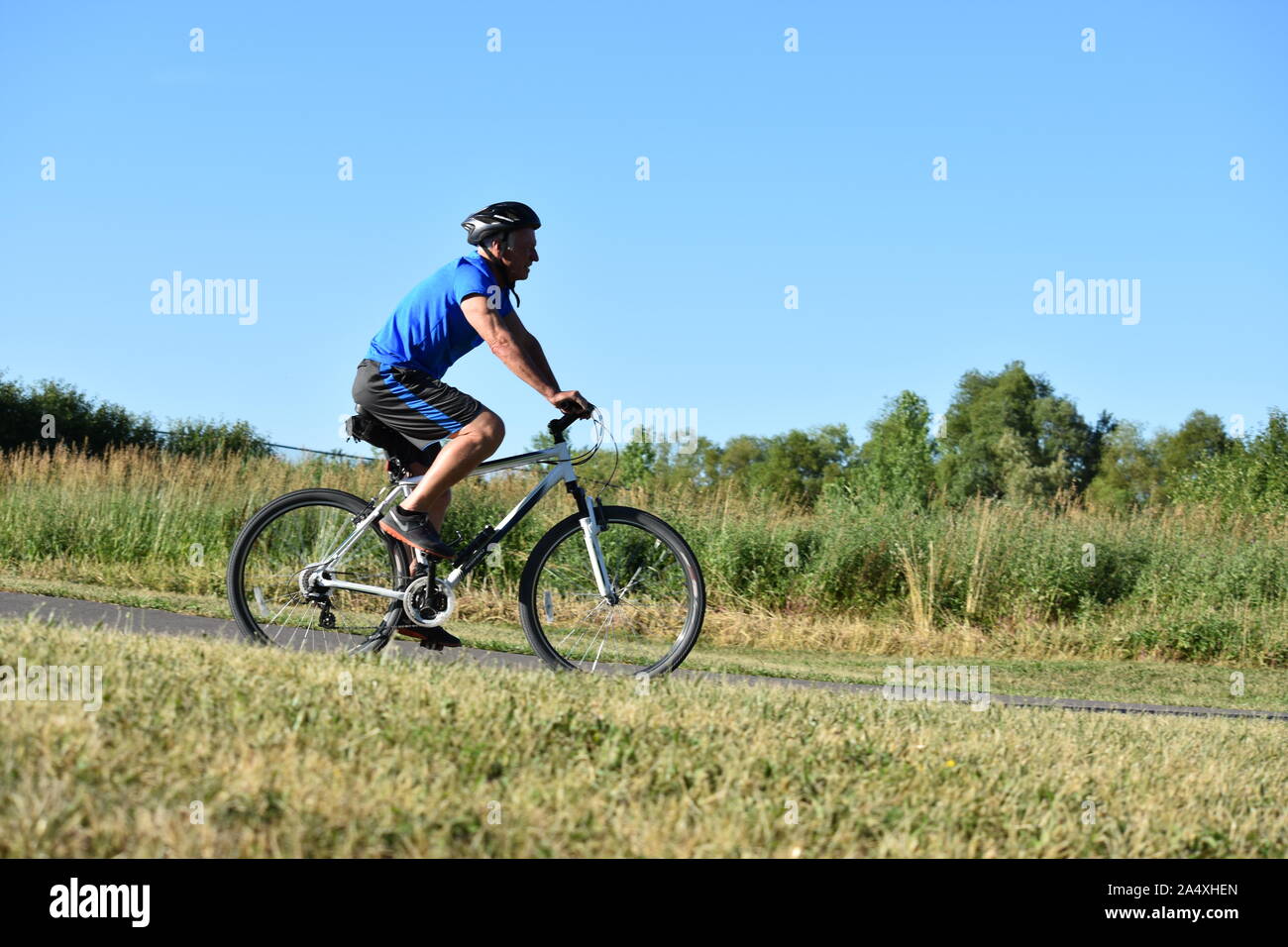 Retired cyclist hi-res stock photography and images - Alamy