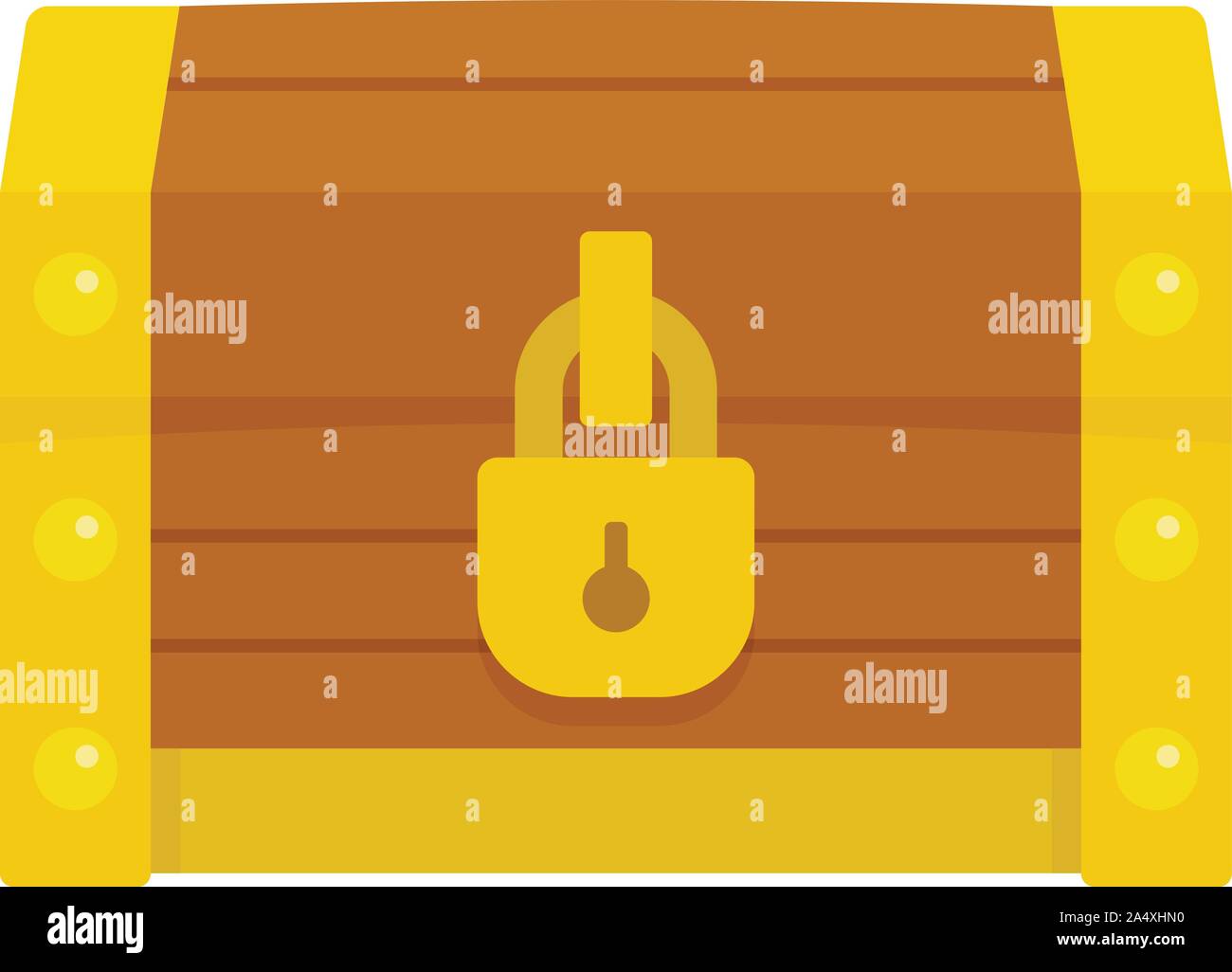 Chest dower icon. Flat illustration of chest dower vector icon for web ...