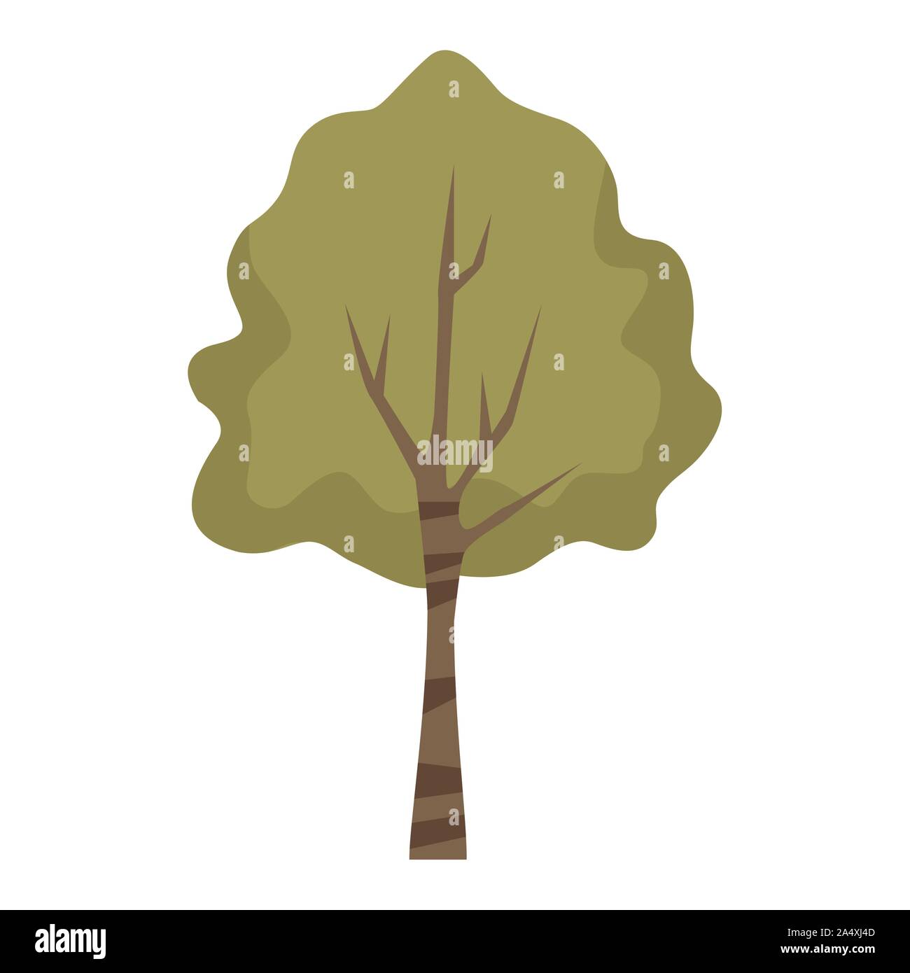 Tall oak Stock Vector Images - Alamy