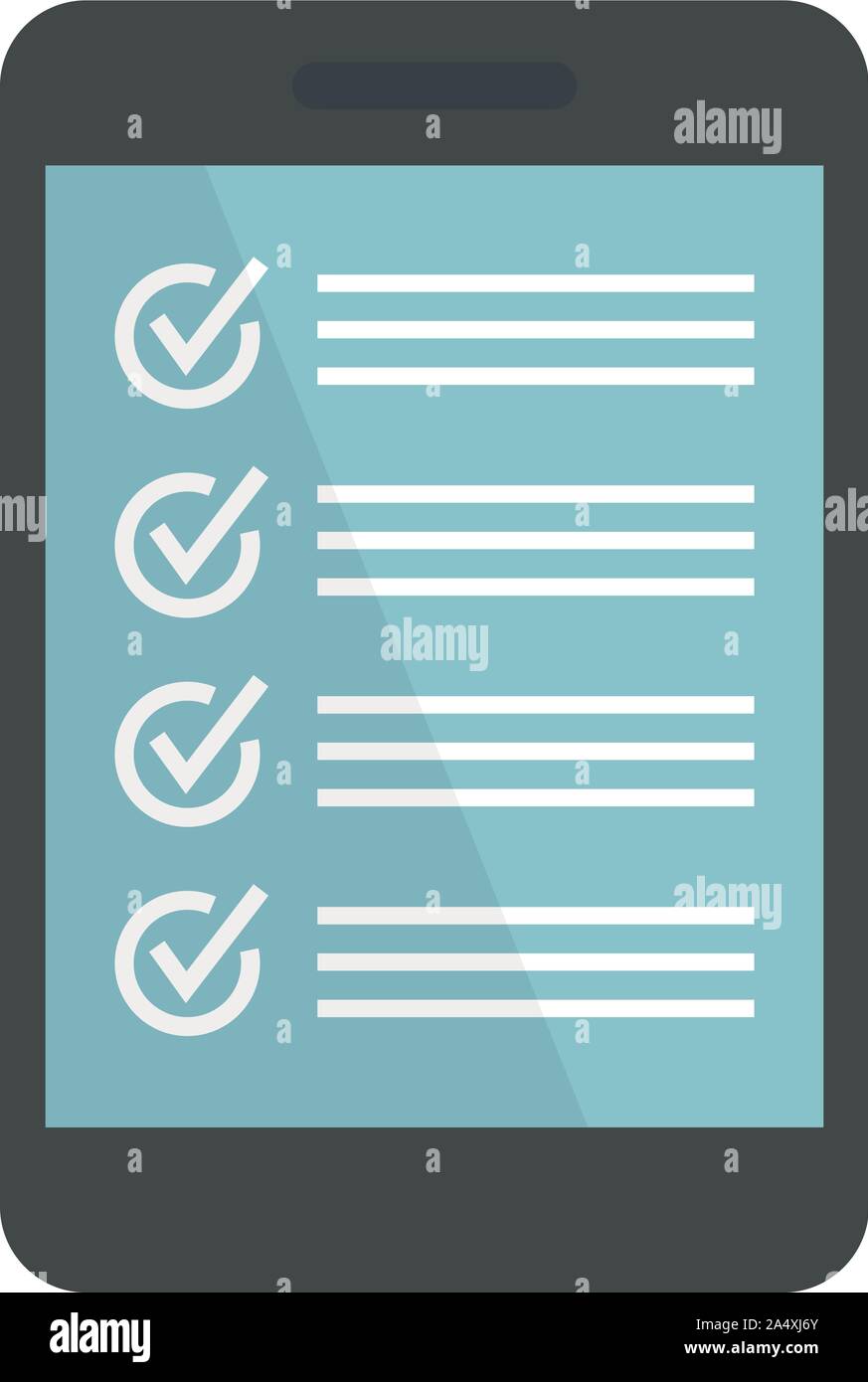 Tablet actions icon. Flat illustration of tablet actions vector icon ...