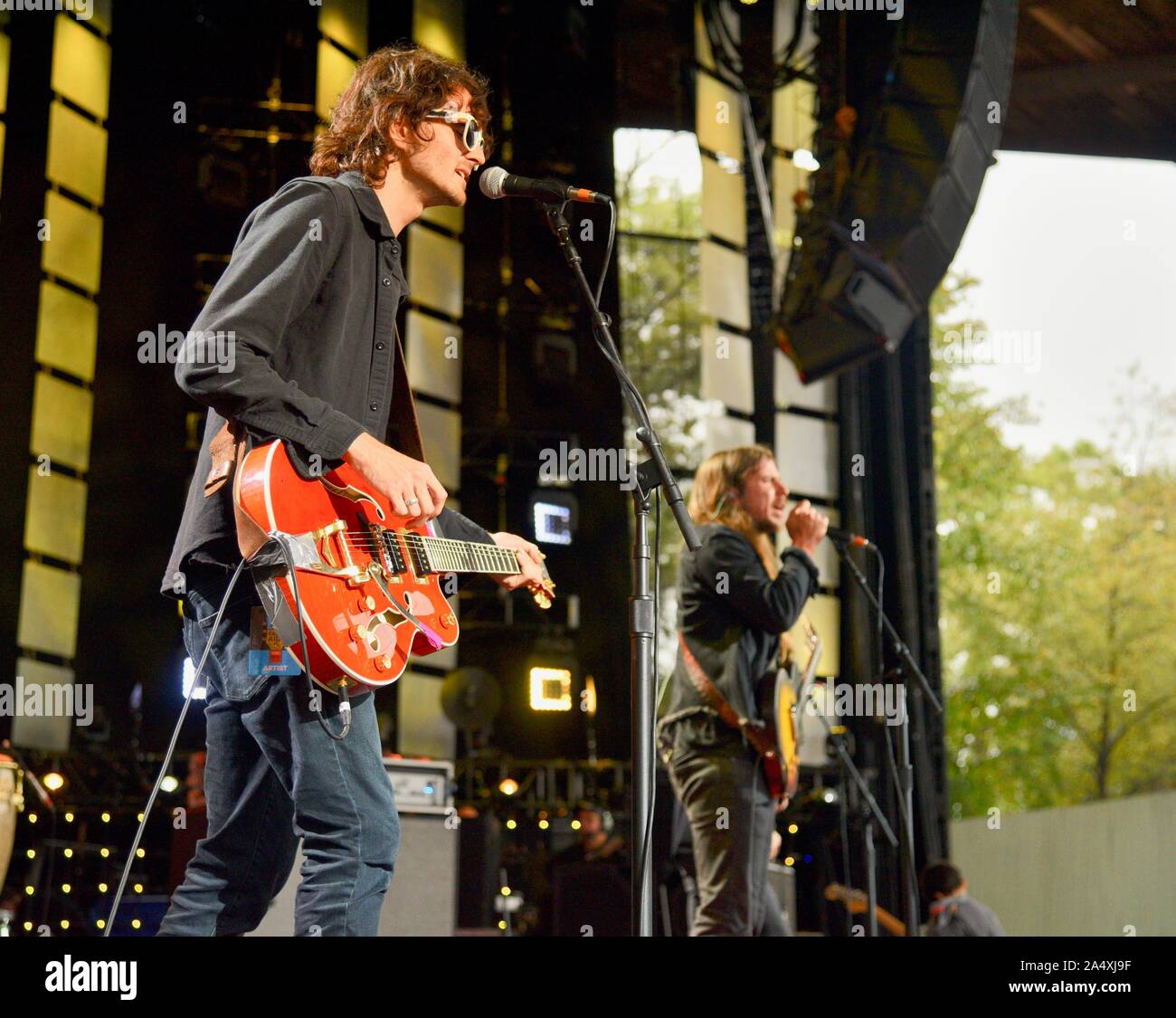 Micah Nelson, son of Willie Nelson, as Particle Kid, performing indie ...