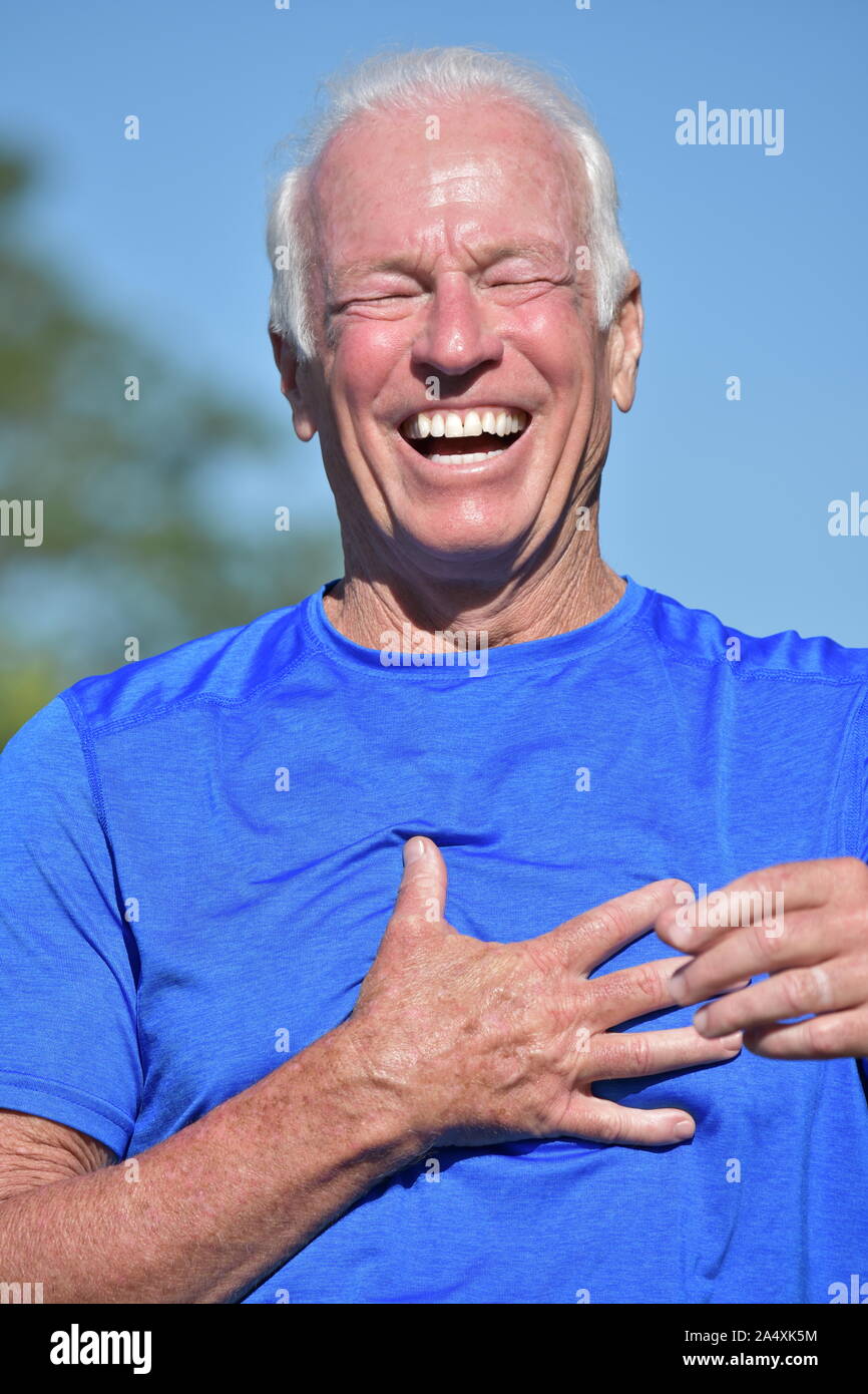 Happy Athletic Person Stock Photo - Alamy