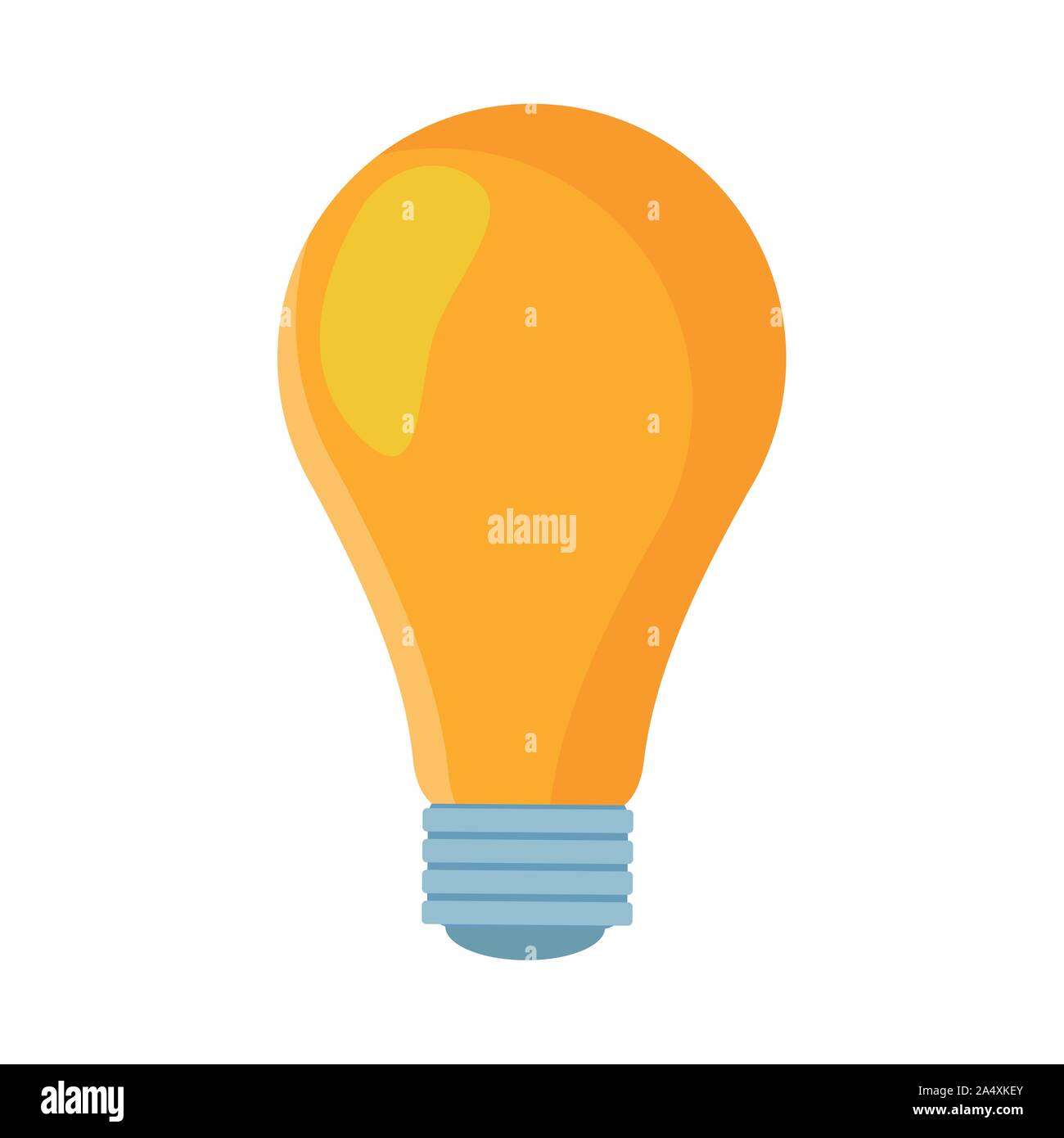 light bulb icon, flat colorful design Stock Vector Image & Art - Alamy