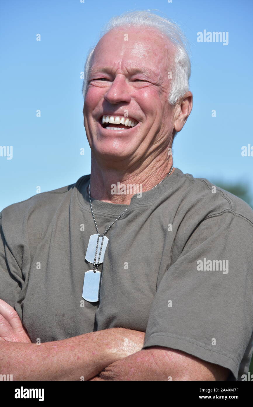 Smiling veteran hi-res stock photography and images - Alamy