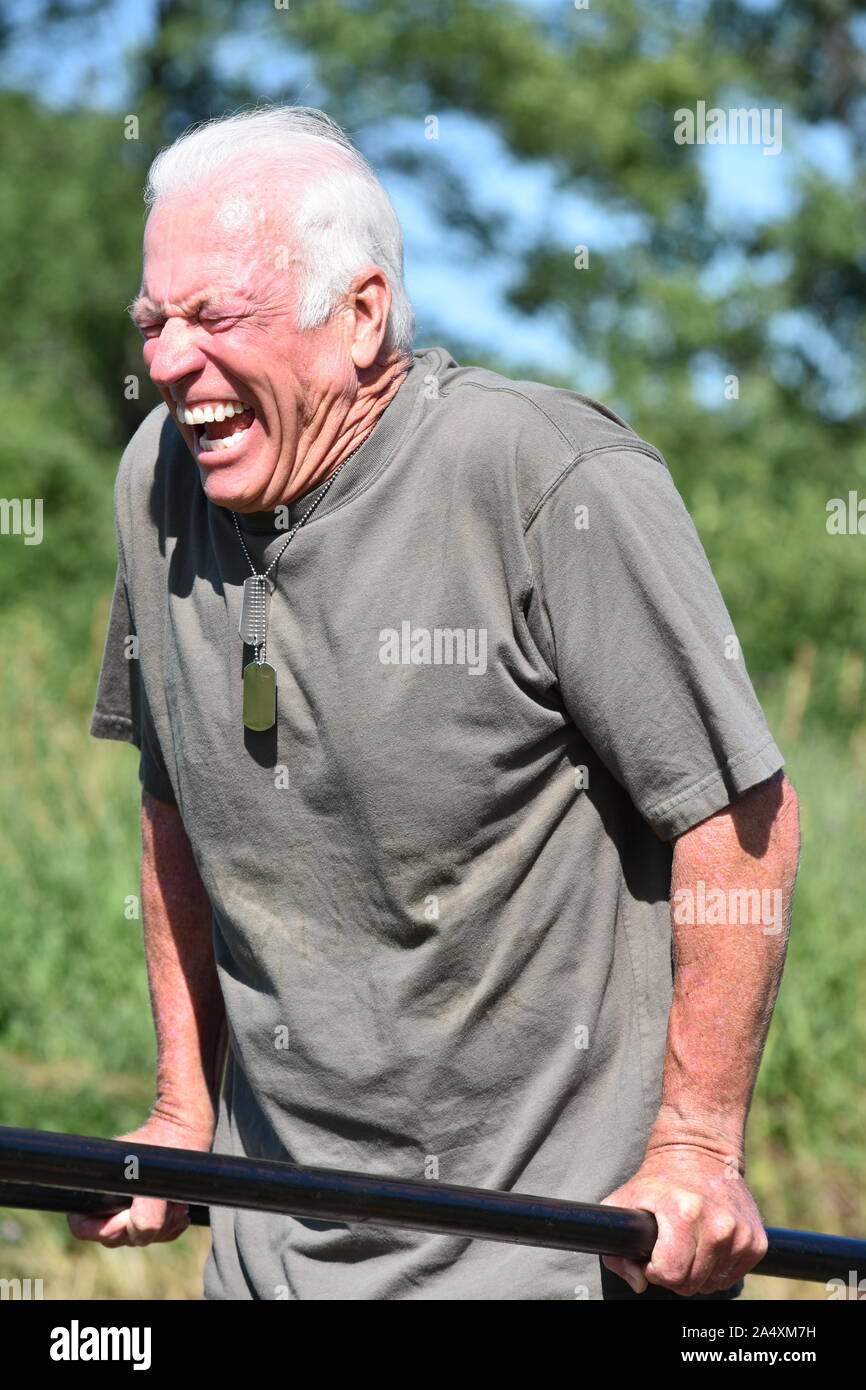 Elderly vet hi-res stock photography and images - Alamy