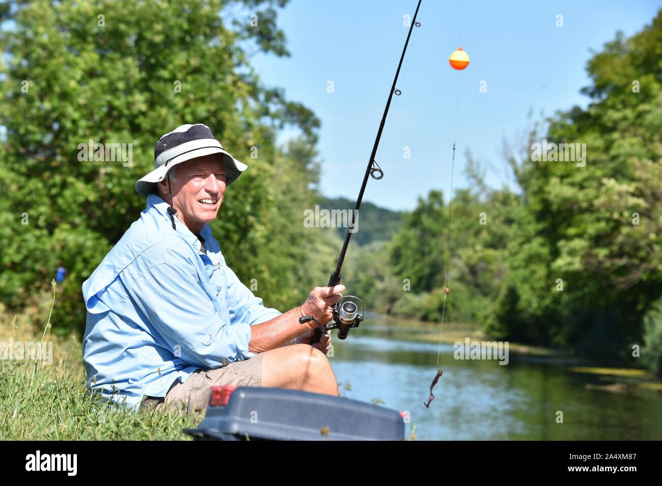 Seated Angler High Resolution Stock Photography and Images - Alamy