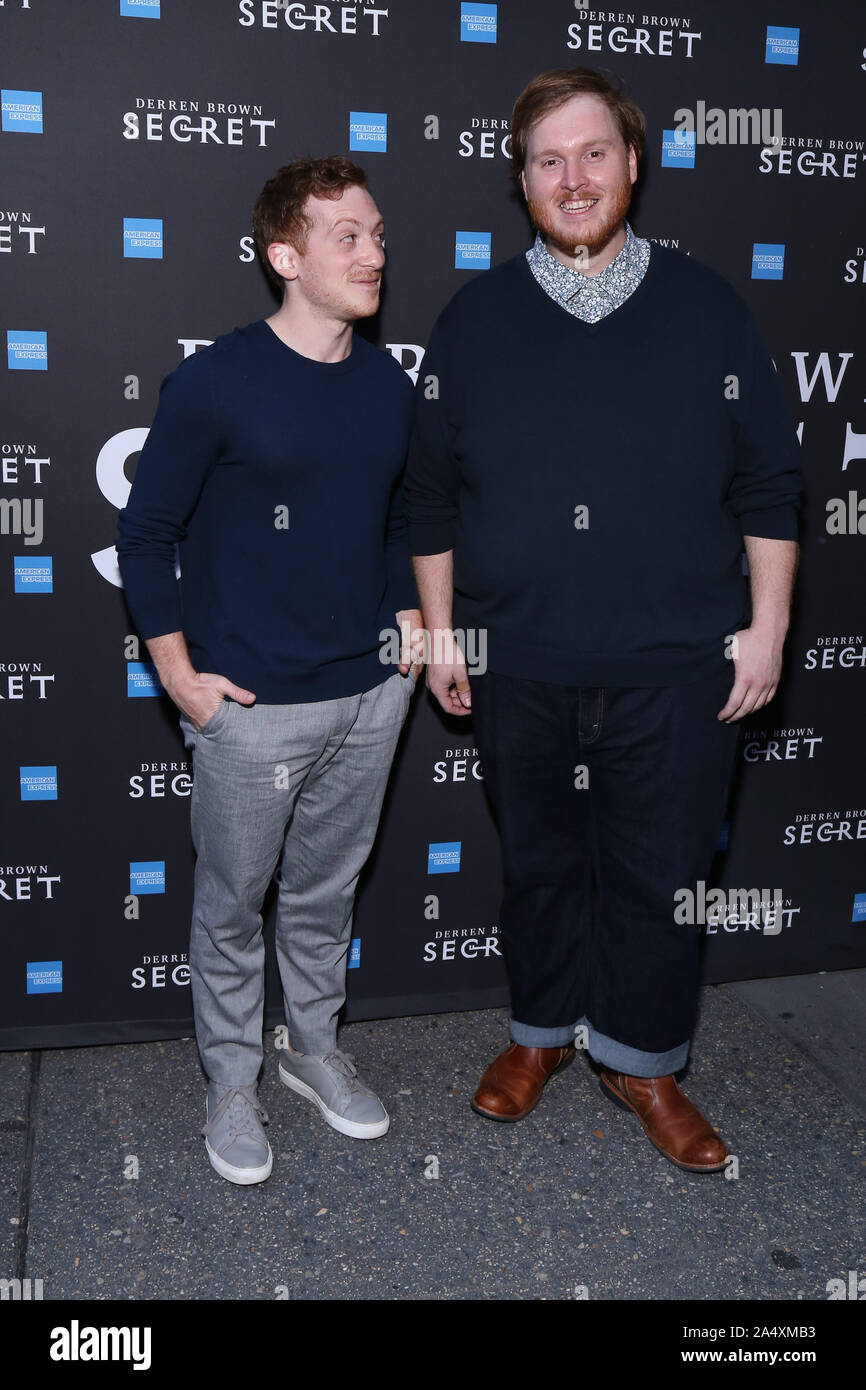 Opening night for Derren Brown Secret On Broadway at the Core Theatre ...