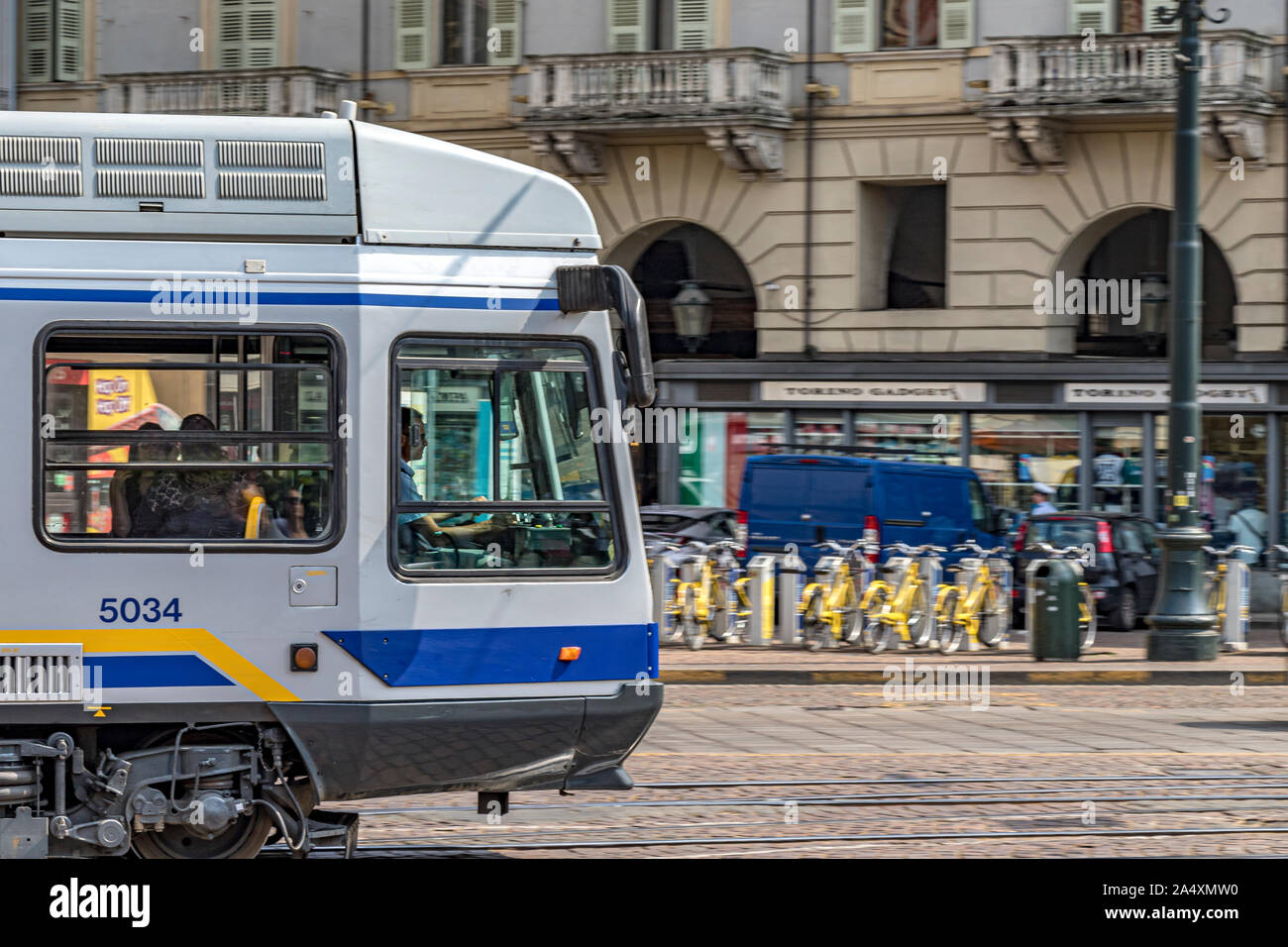 Tram torino 5034 hi-res stock photography and images - Alamy