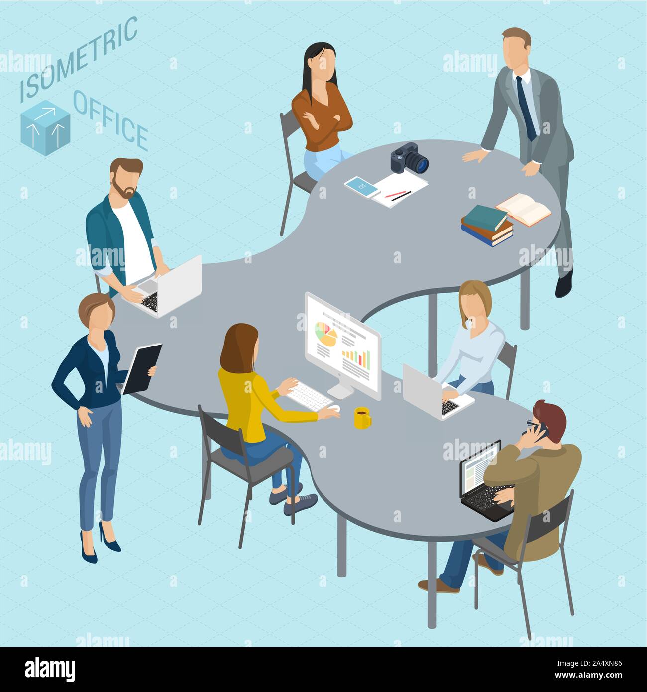 Coworking people design concept hi-res stock photography and images - Alamy
