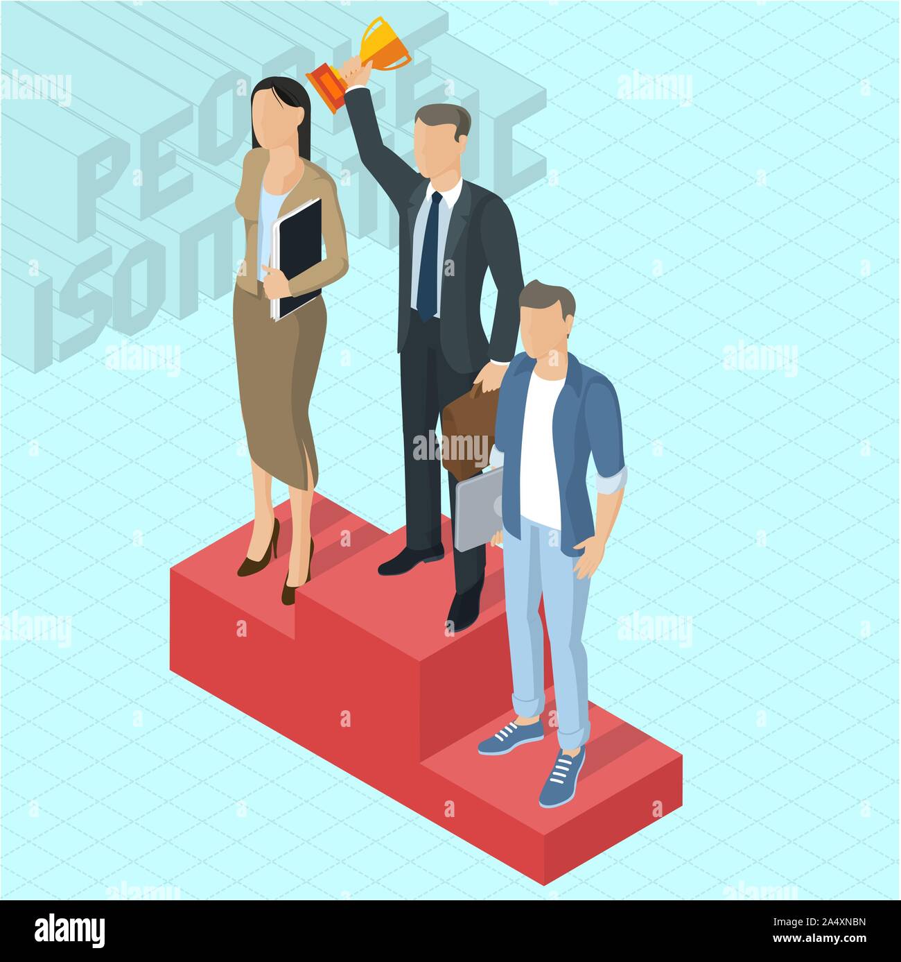 Businessman podium Stock Vector Images - Alamy