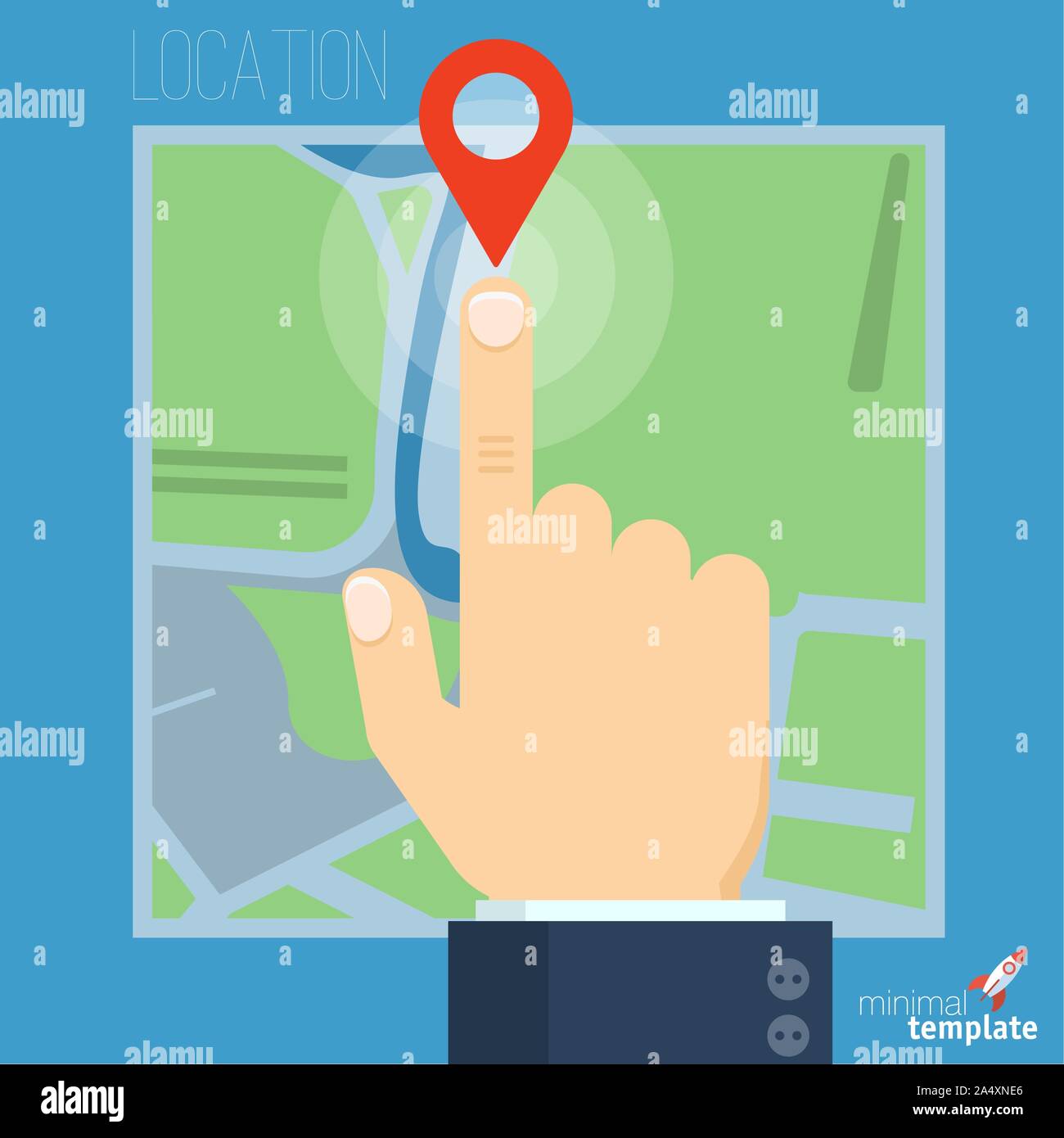 Route planning vector concept Stock Vector Image & Art - Alamy