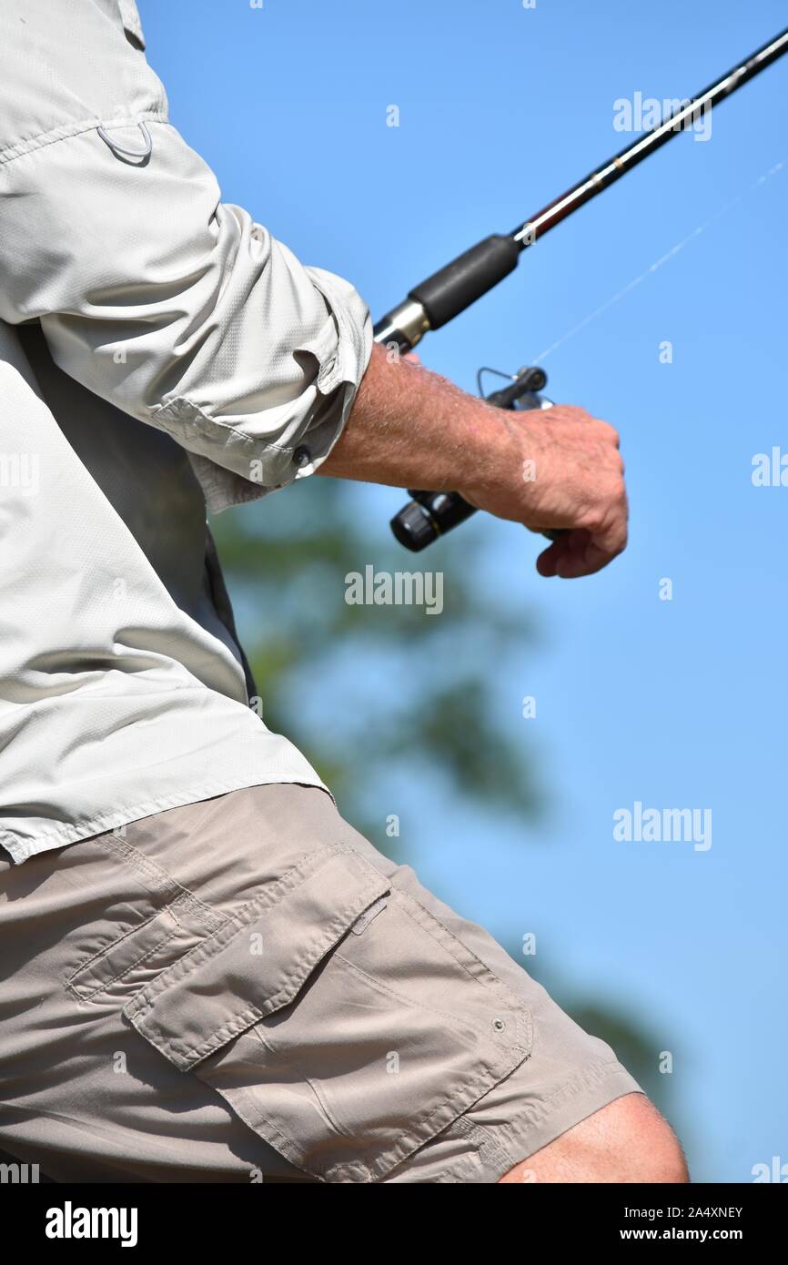 Fisherman rods reels hi-res stock photography and images - Alamy