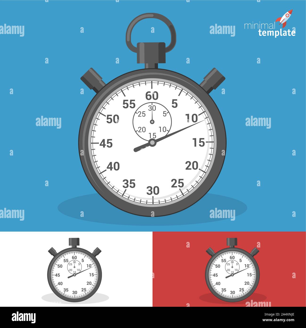 Modern stopwatch icon Stock Vector Image & Art - Alamy