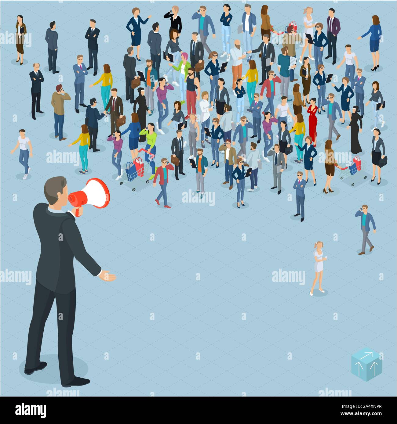 Alert people Stock Vector Images - Alamy