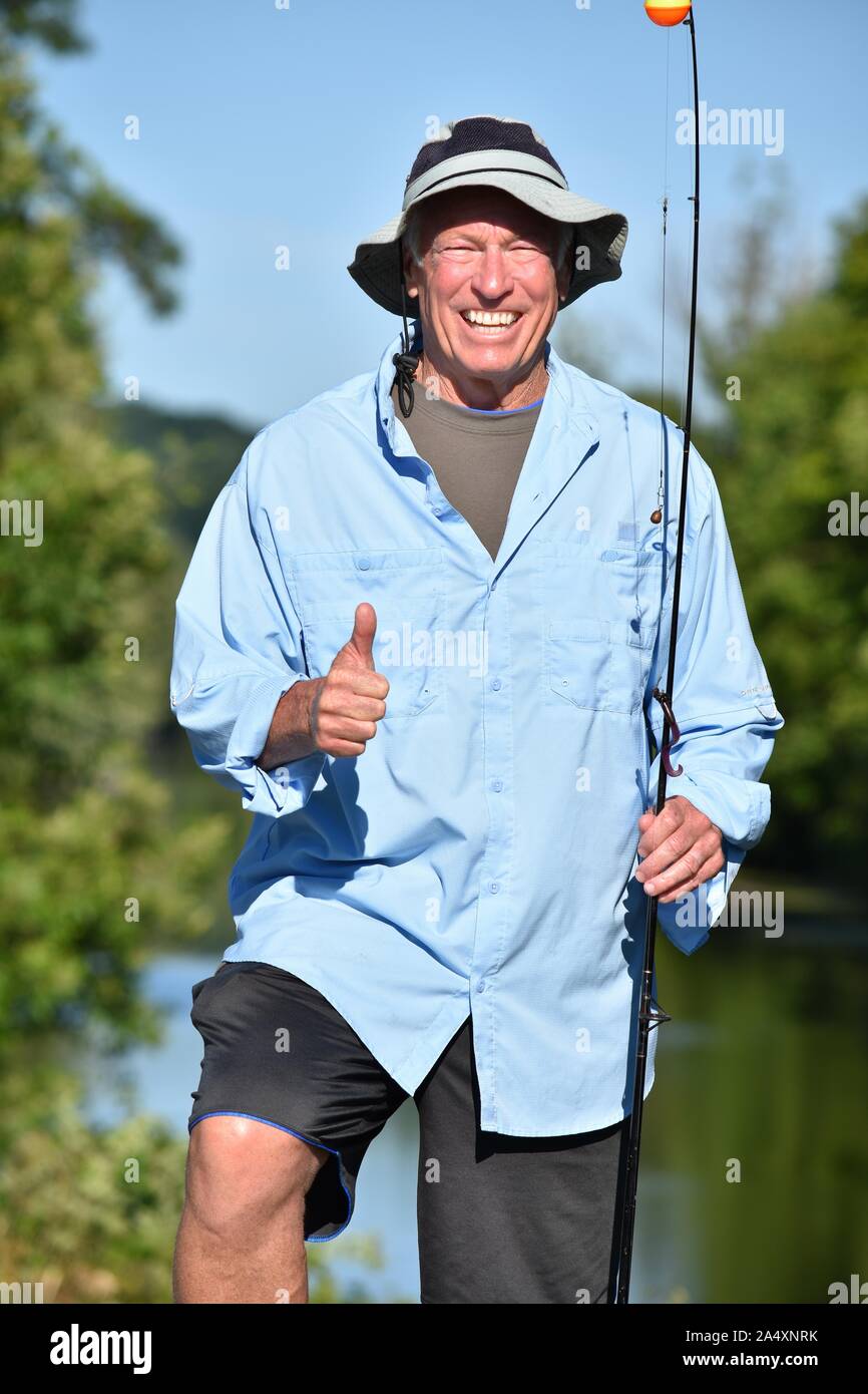 Thumbs up for fishing hi-res stock photography and images - Alamy