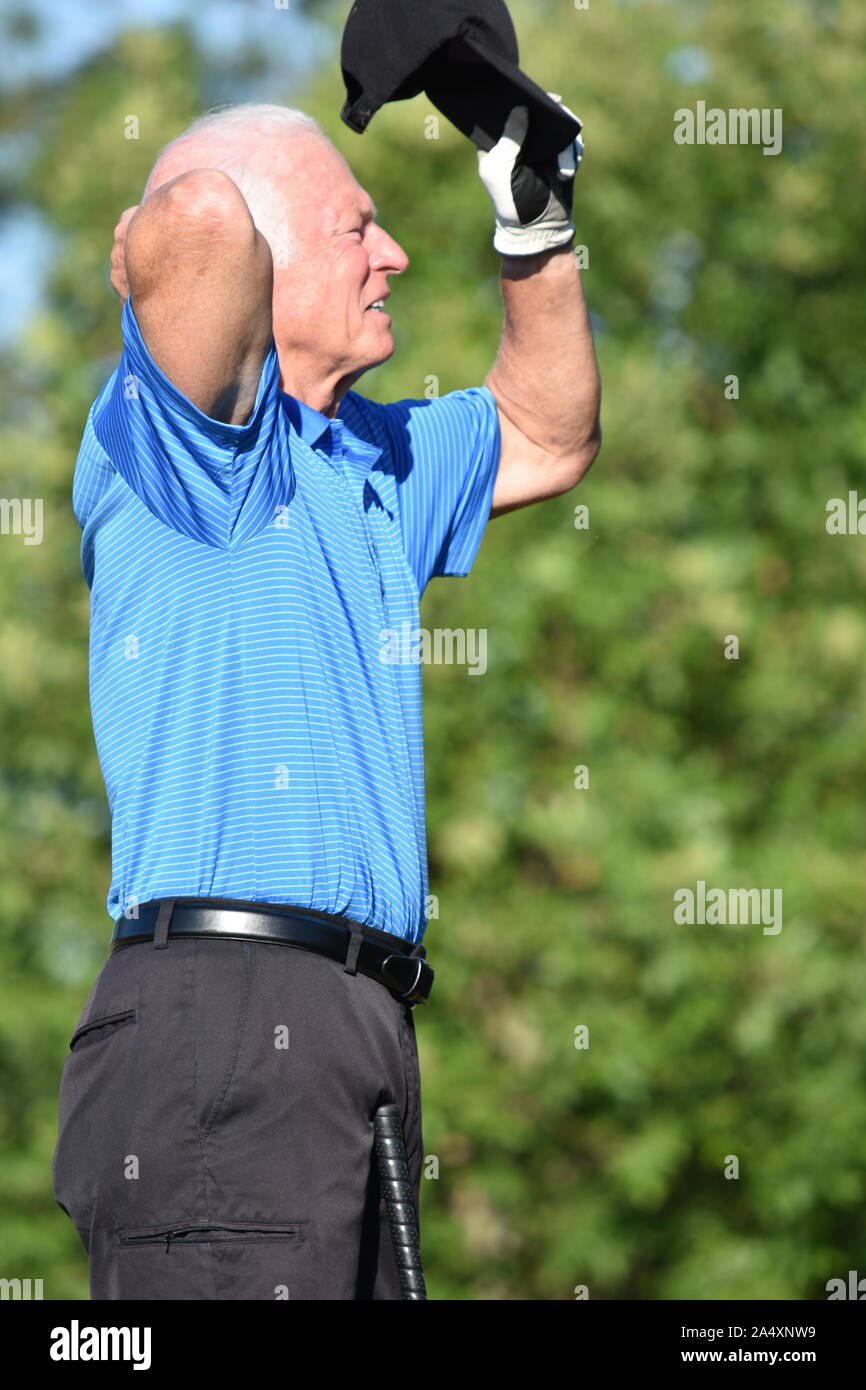 Old men golf hi-res stock photography and images - Alamy