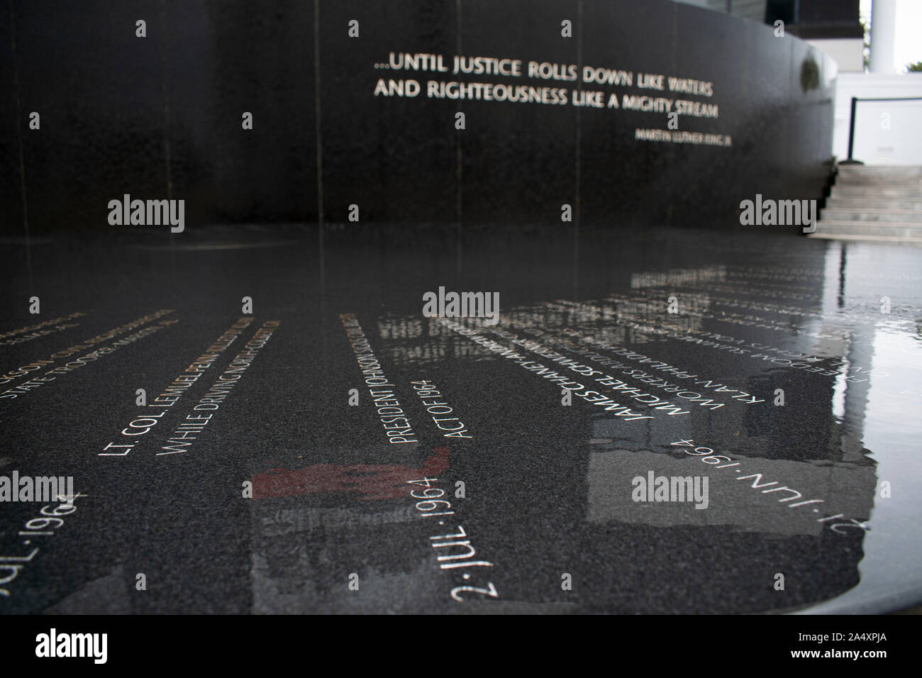 The Civil Rights Memorial in Montgomery, AL is a memorial to 41 people ...