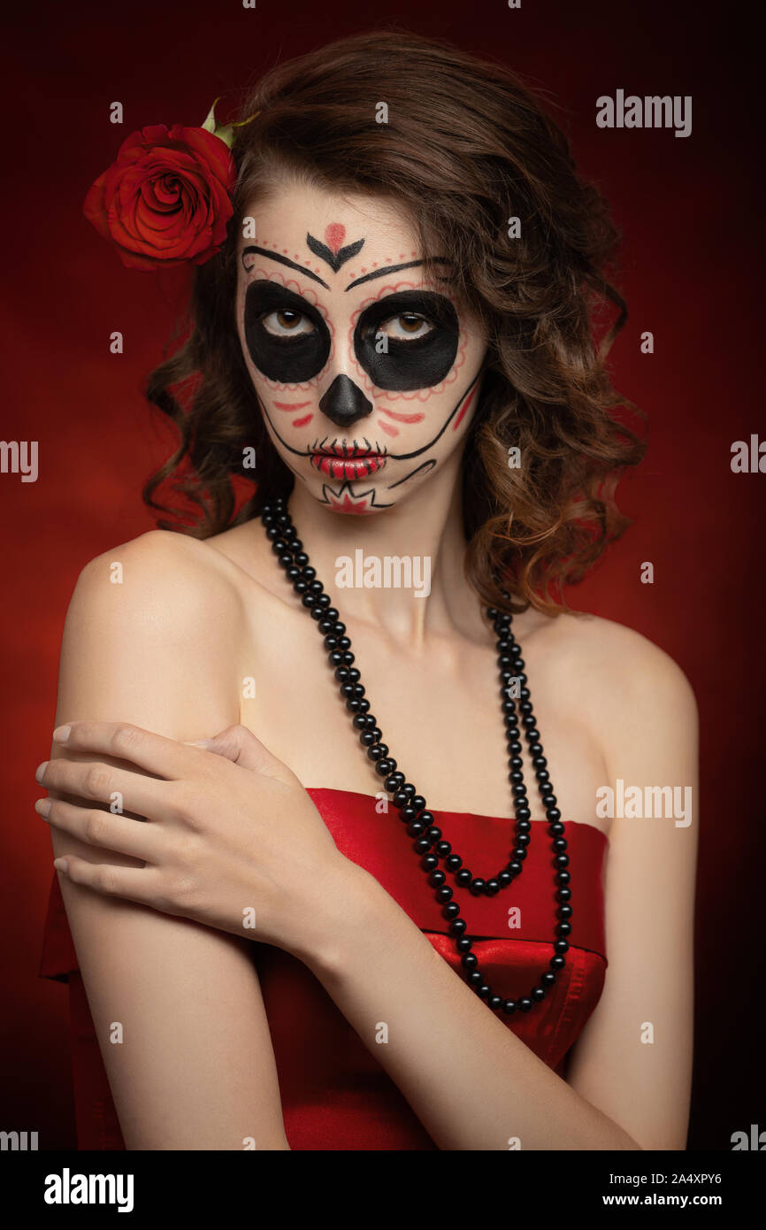 Voodoo makeup hi-res stock photography and images - Alamy