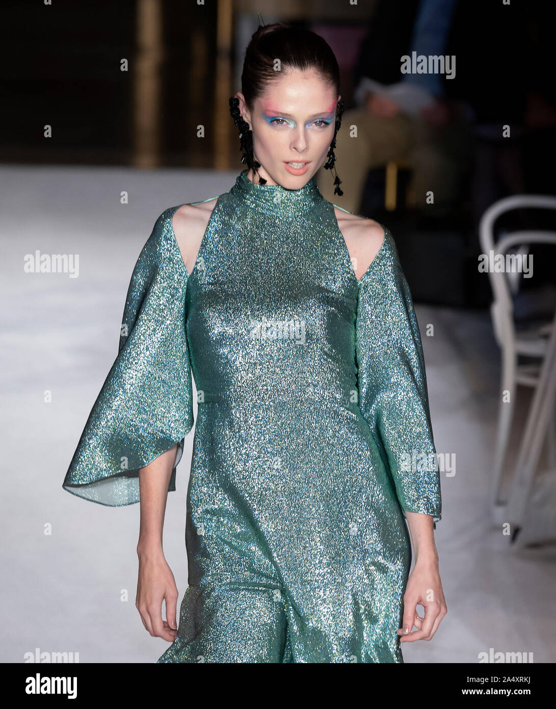 New York, NY - Sept 07, 2019: Coco Rocha walks the runway at the ...