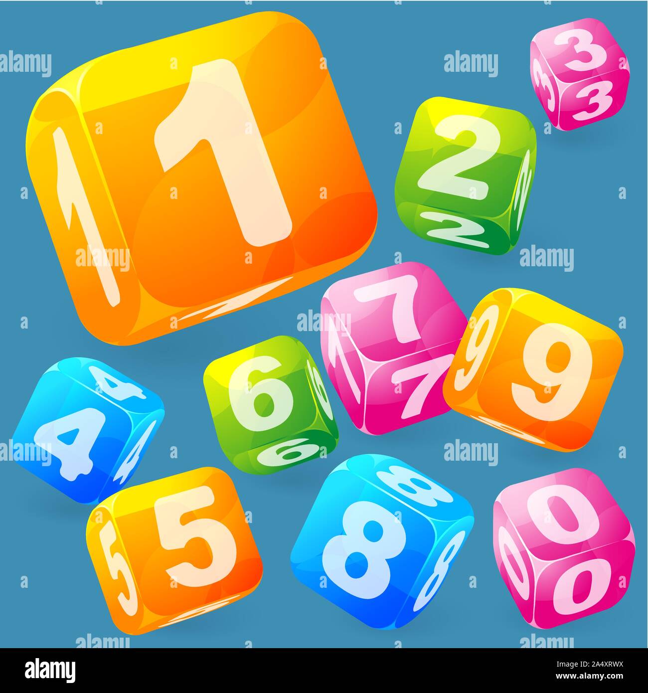Cubic digital Stock Vector Images - Alamy