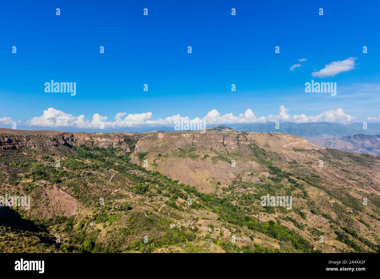 Chicamocha Canyon from Mesa de Los Santos landscapes andes mountains ...