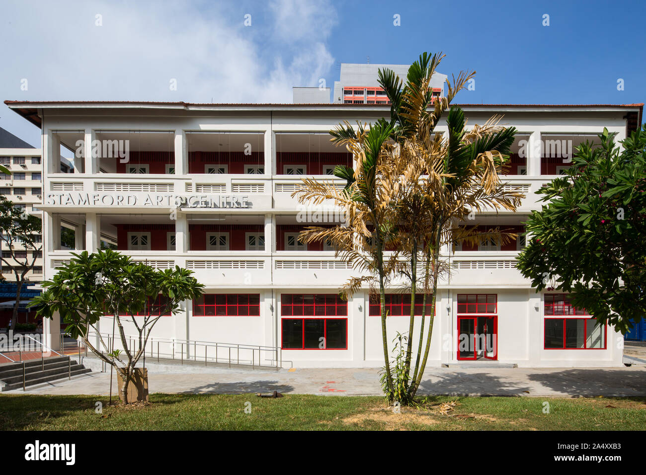 Stamford Arts Centre (SAC) architecture, Singapore Stock Photo - Alamy