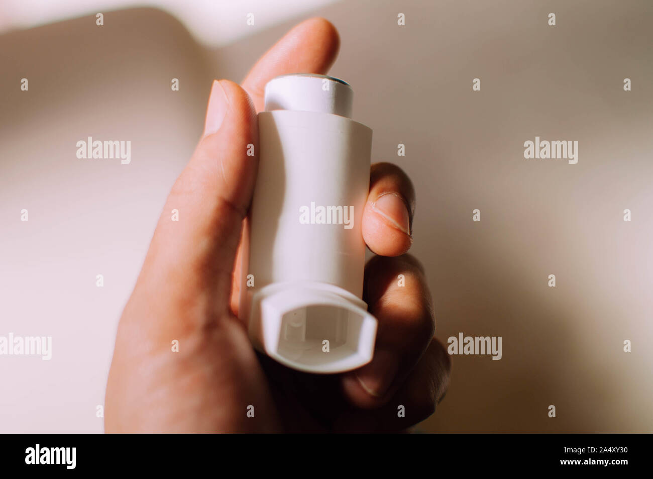 Asthma control inhaler hi-res stock photography and images - Alamy