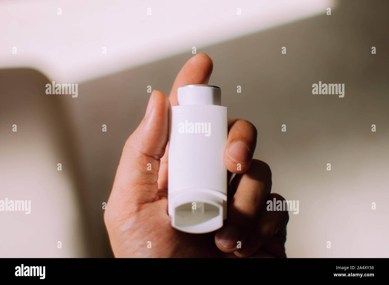Asthma control inhaler hi-res stock photography and images - Alamy