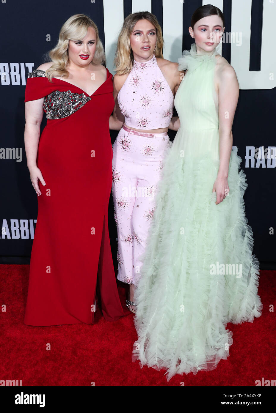 HOLLYWOOD, LOS ANGELES, CALIFORNIA, USA - OCTOBER 15: Actresses Rebel ...