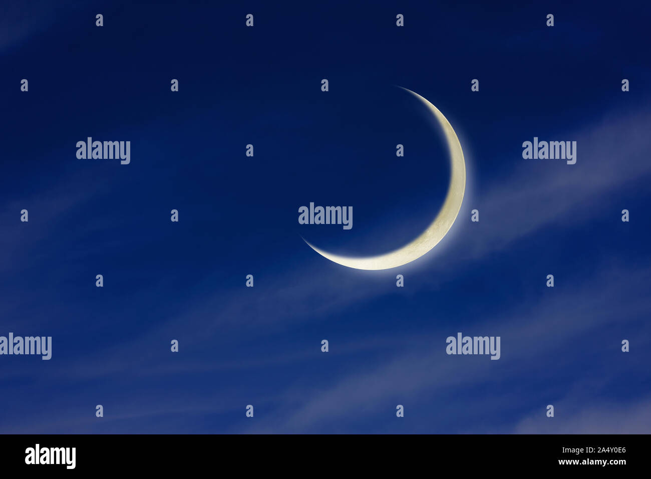 The Crescent Moon Stock Photo - Alamy