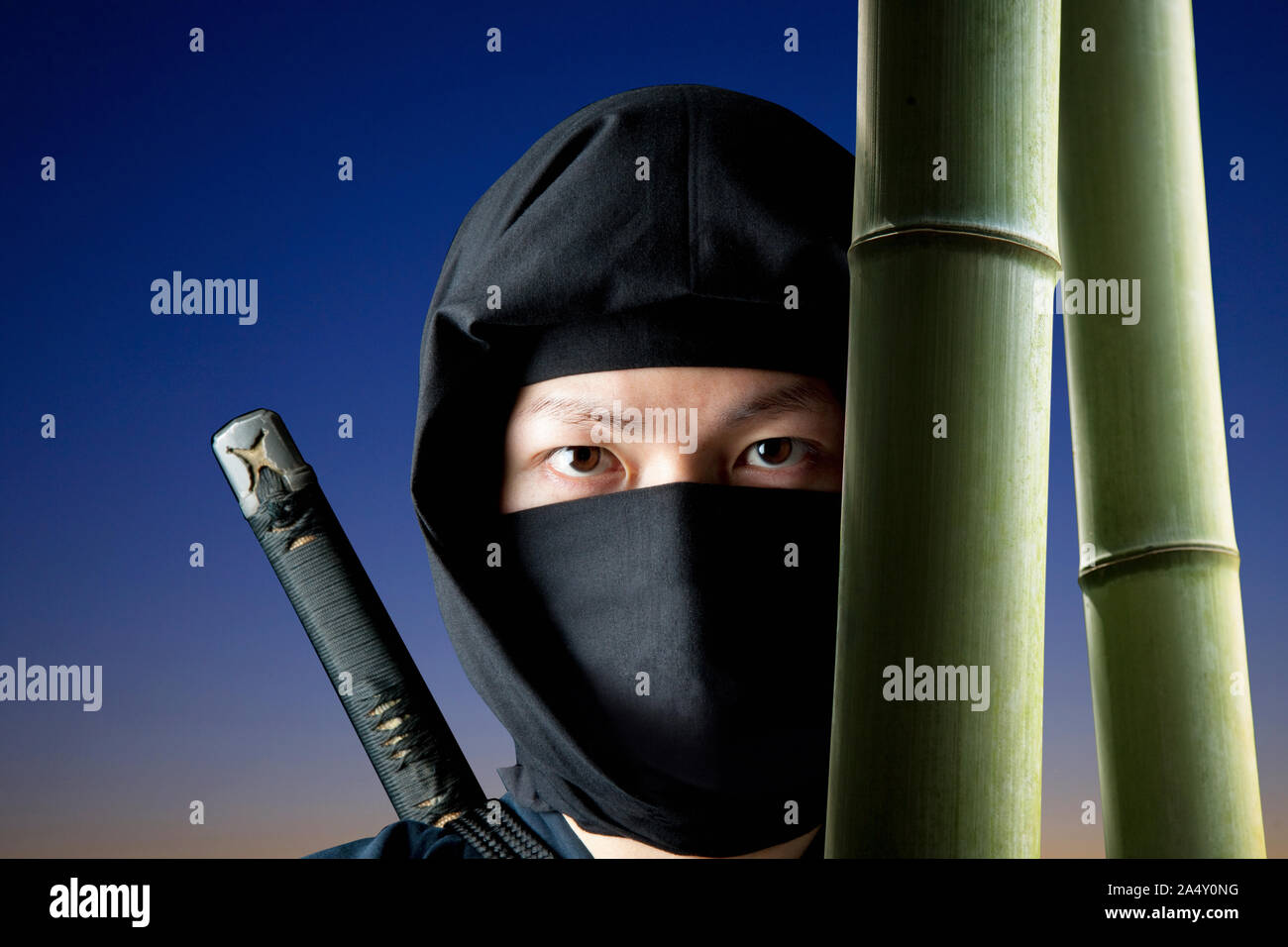 Chain mail ninja costume hi-res stock photography and images - Alamy